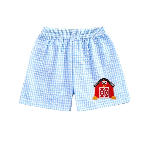 boutique | Bottoms | Farm Shorts Boy Clothes First Birthday Cow Outfit ...